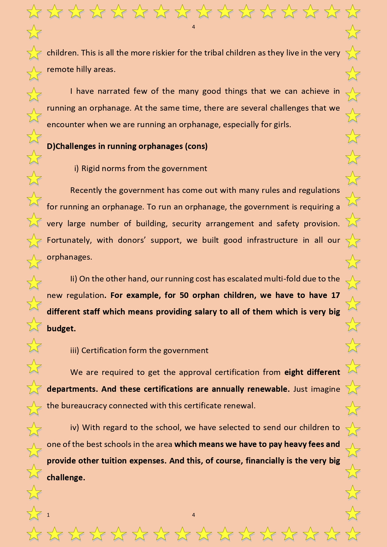 Pros and cons of running the orphanage – Valarkuzhanthai Trust