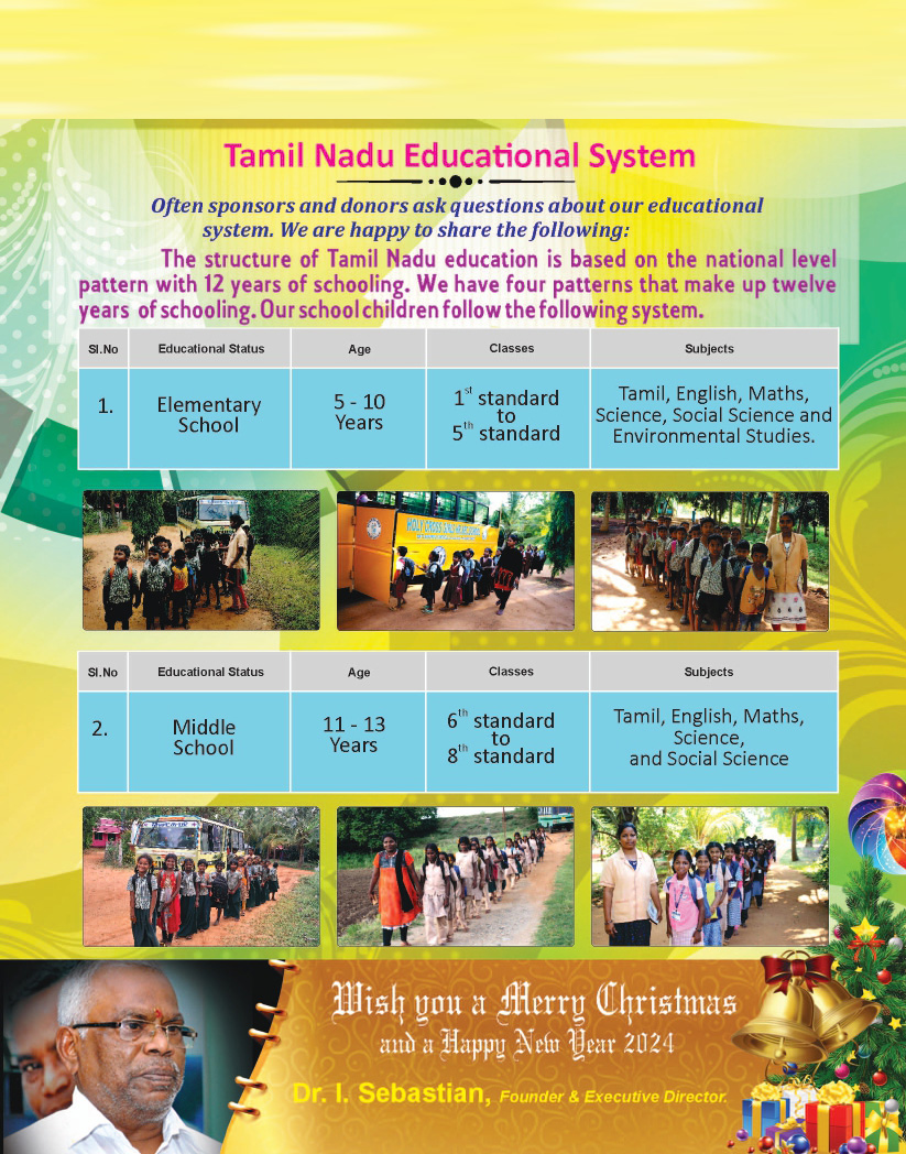 Tamil Nadu Educational System – Valarkuzhanthai Trust